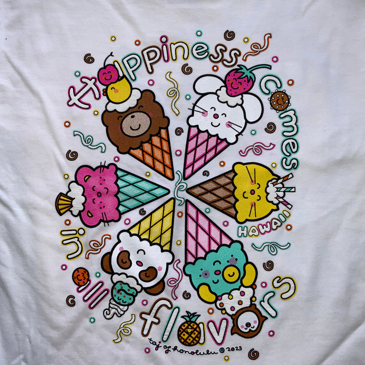 adult tee - happiness | tajclubhouse